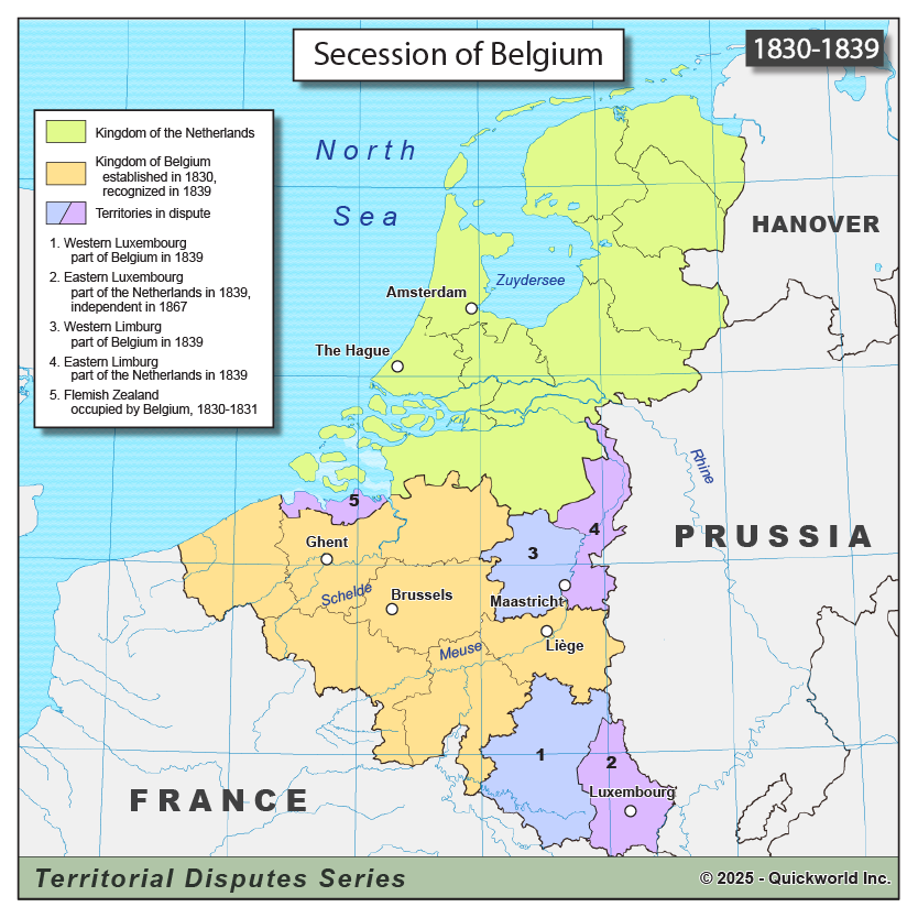 Secession of Belgium - 1830-1839