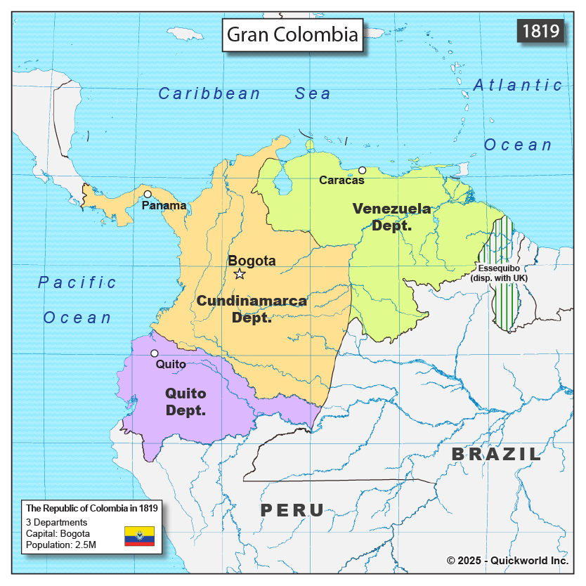 Gran Colombia - 1819