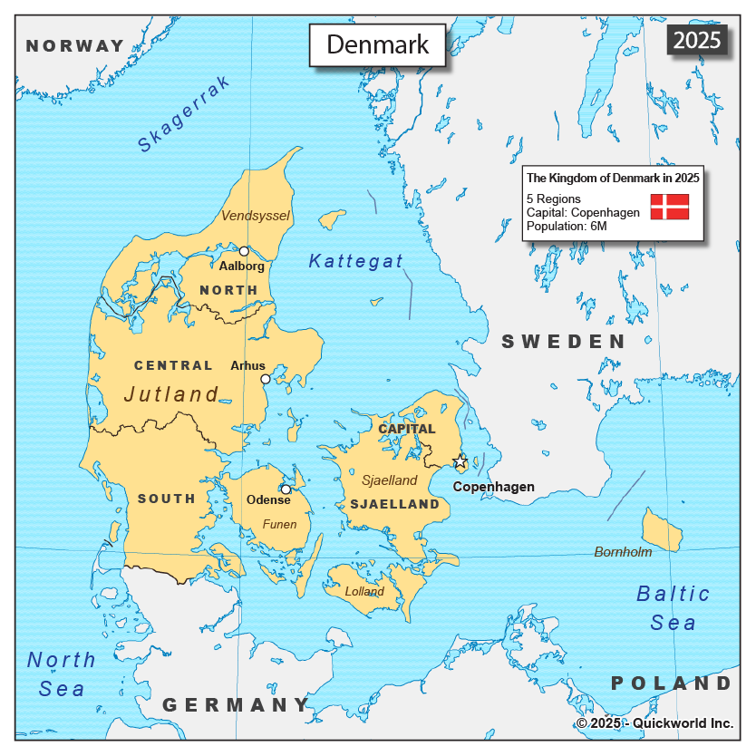 denmark location map