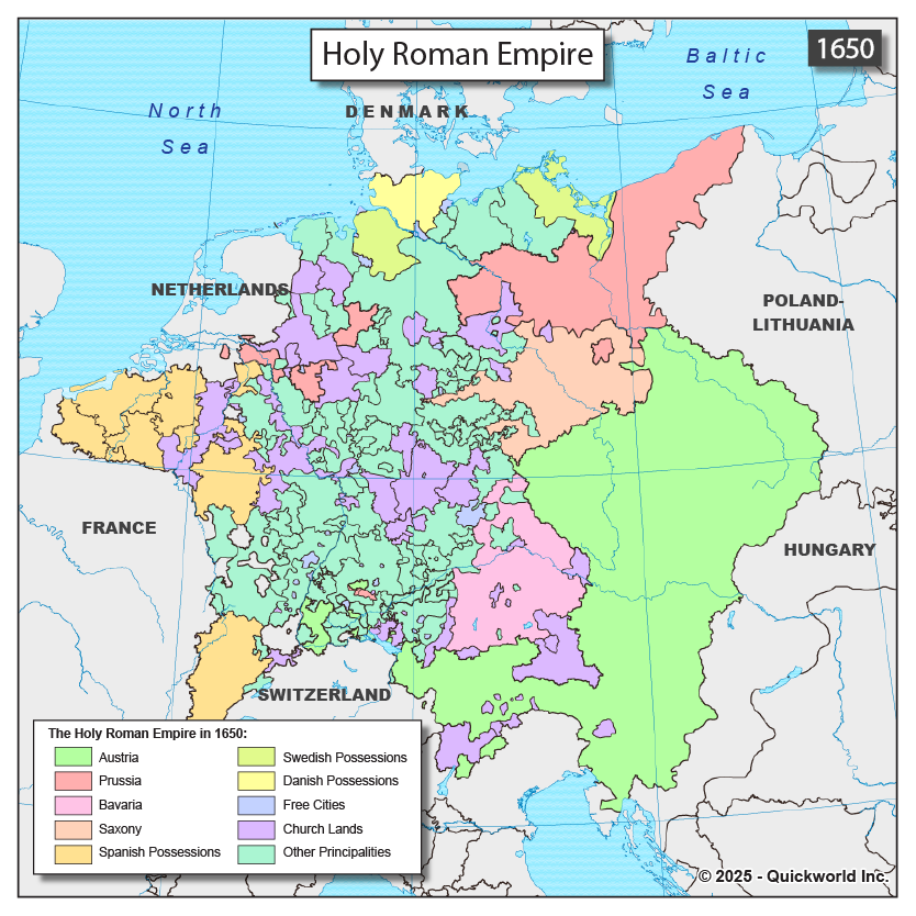 Holy Roman Empire - 1650