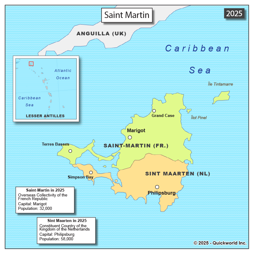 map of saint martin