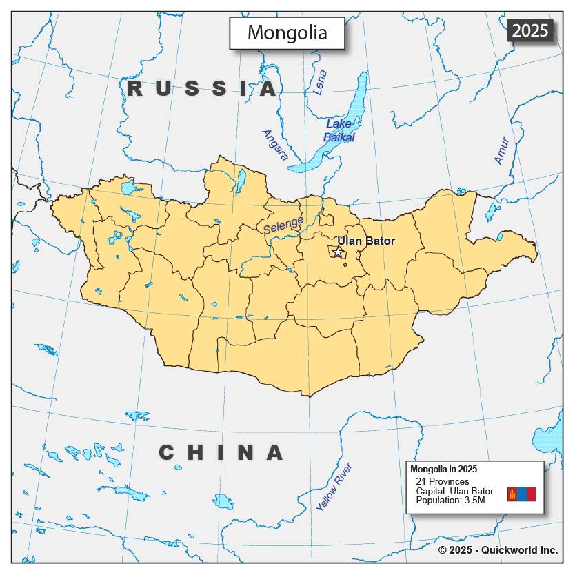 mongolia geographic features