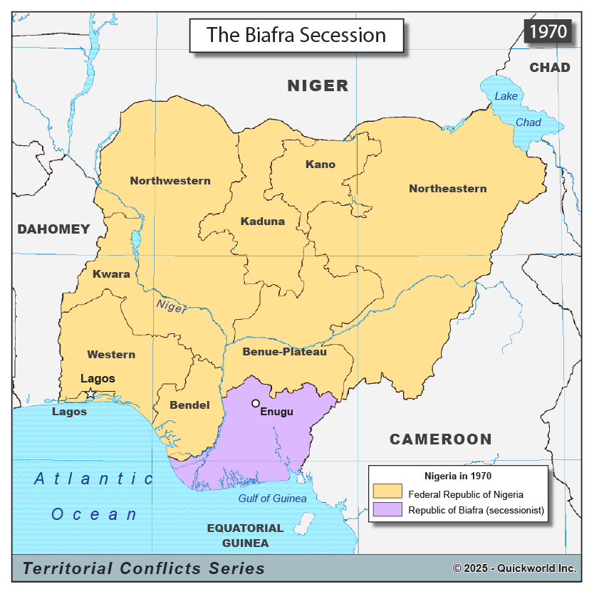 Biafra Secession - 1970