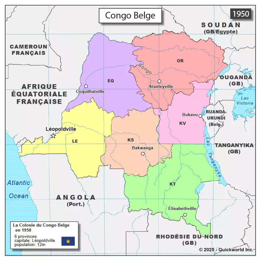 Congo Belge - 1950