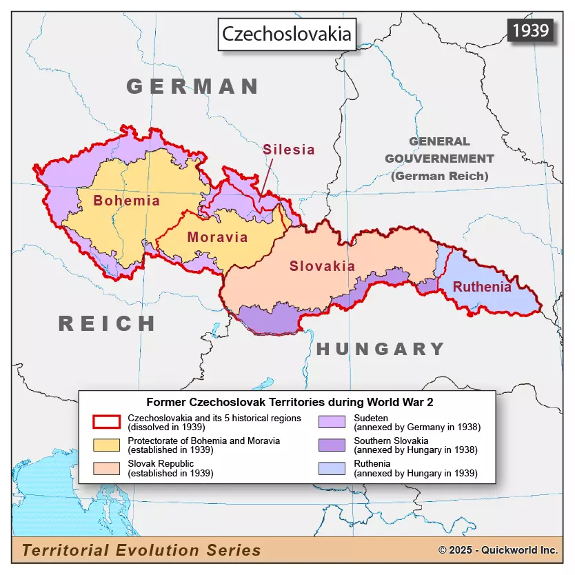 Czechoslovakia - 1938-1945