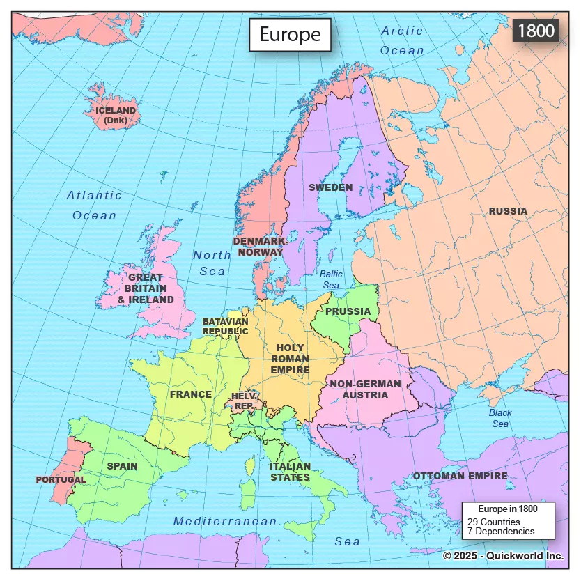 Europe - 1800