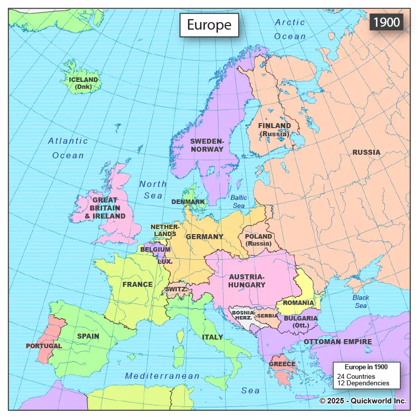 Europe - 1900