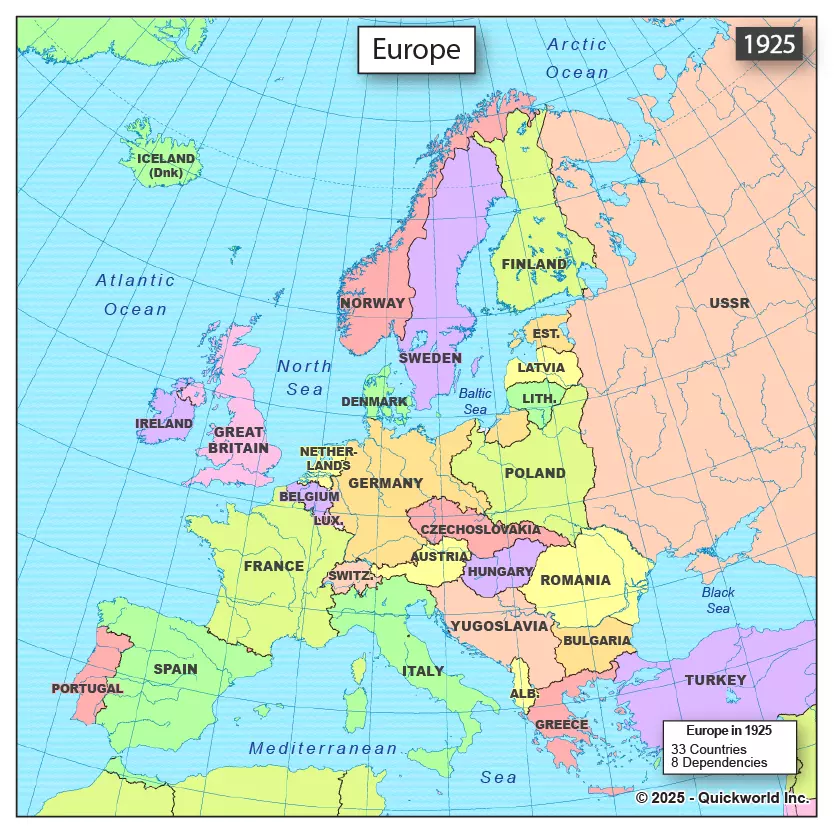 Europe - 1925