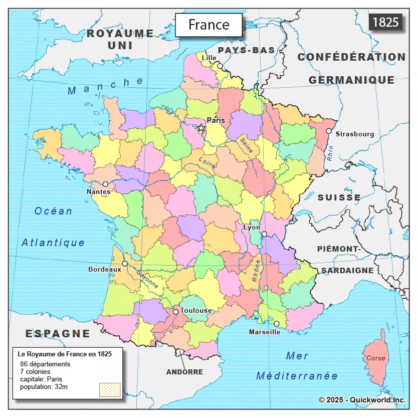 France - 1825