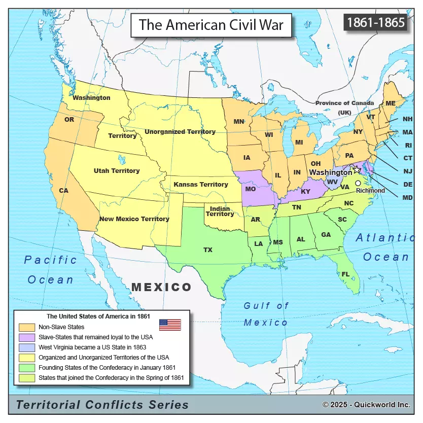 US Civil War - 1861-1865